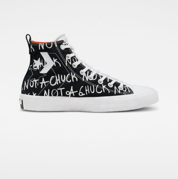 Converse | Shoes | Converse Not A Chuck High Top Black Embroidered ...
